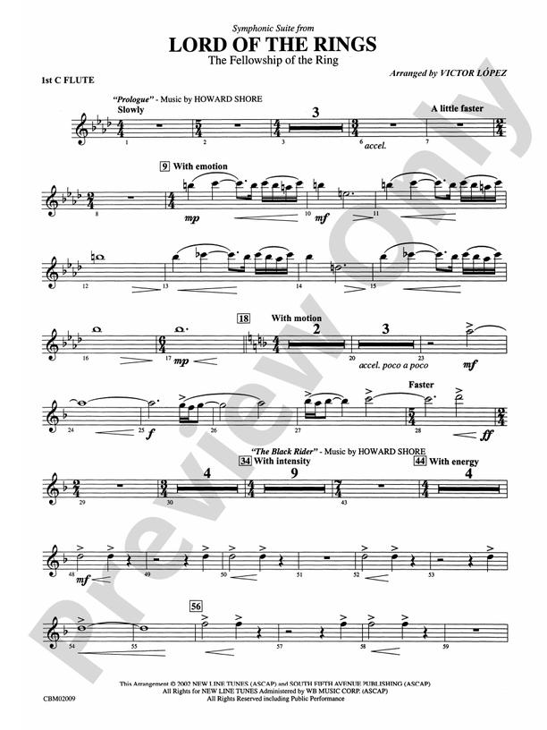 The Lord of the Rings: The Fellowship of the Ring, Symphonic Suite from ...