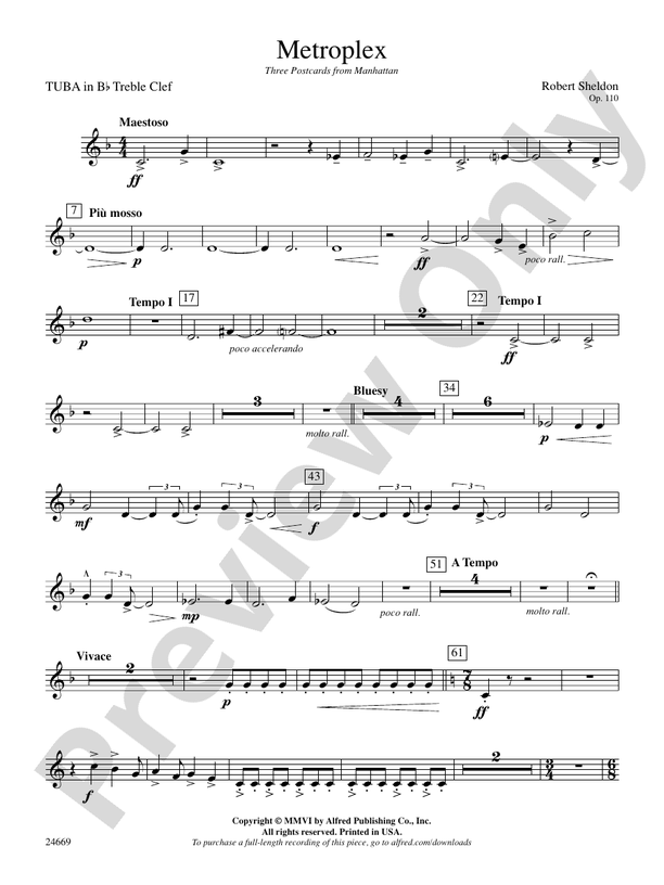 Metroplex: (wp) B-flat Tuba T.C.: (wp) B-flat Tuba T.C. World Part ...