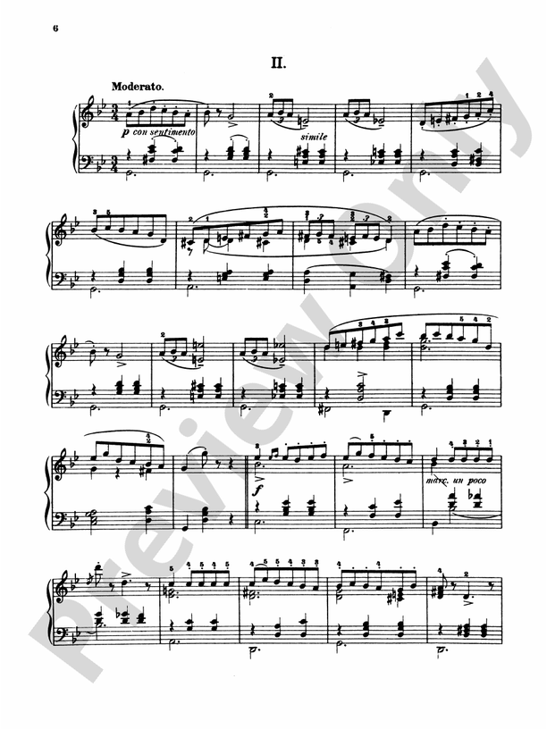 Moszkowski: Spanish Dances, Op. 12: No. 2 Part - Digital Sheet Music ...