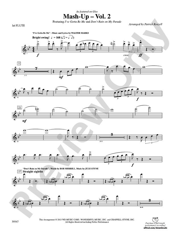 Mash-Up – Vol. 2: Flute: Flute Part - Digital Sheet Music Download