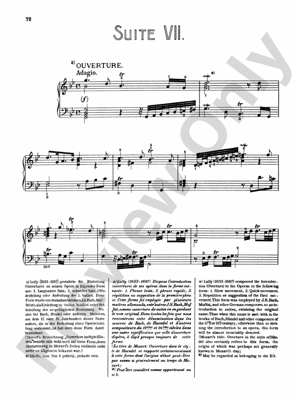 Handel: Suites (Volume I): Suite in G Minor Part - Digital Sheet Music ...