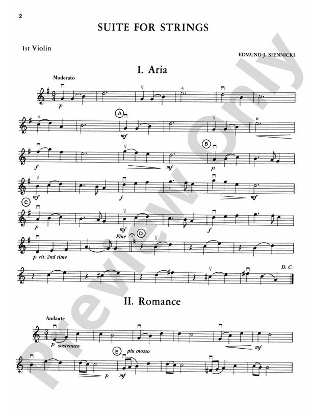 Highland/Etling String Quartet Series: Set 1: 1st Violin: 1st Violin Part - Digital Sheet Music ...