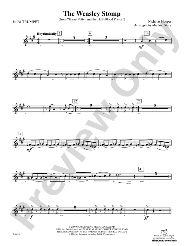 The Weasley Stomp (from Harry Potter and the Half-Blood Prince): 1st B ...