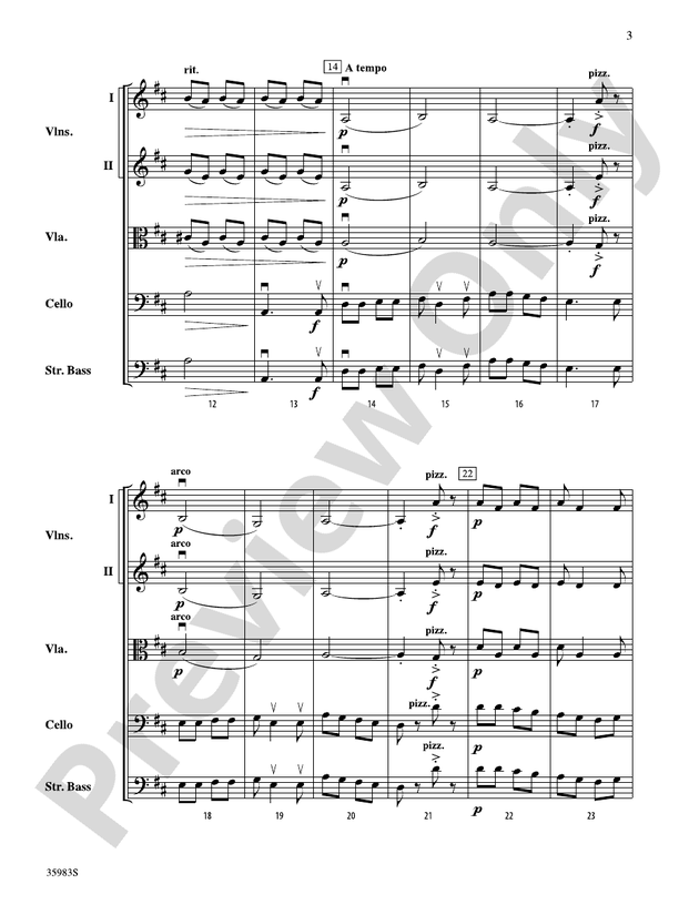 The Christmas Dreidel: String Orchestra Conductor Score & Parts ...
