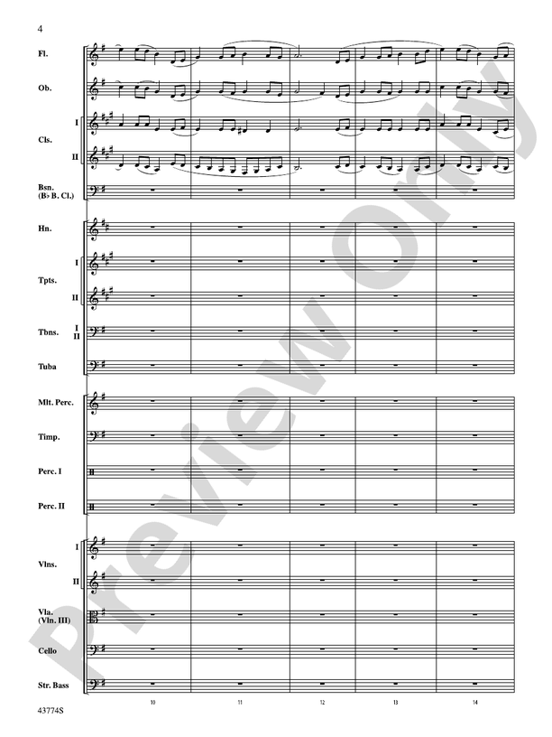 Cumberland Cross: Score: Full Orchestra Score - Digital Sheet Music ...