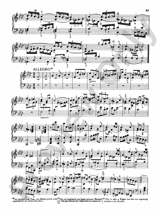 Handel: Suites (Volume I): Suite in F Minor Part - Digital Sheet Music ...