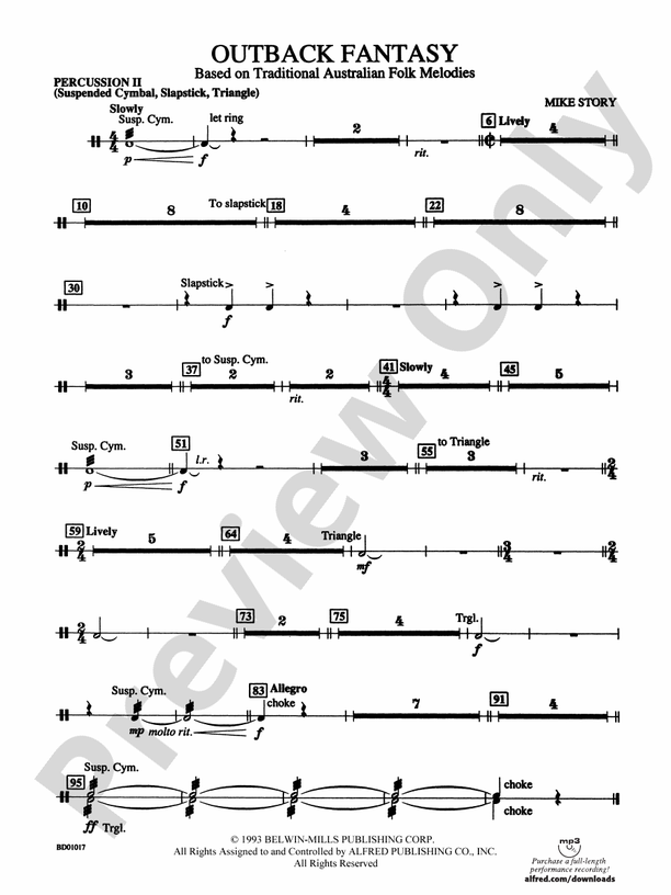 Outback Fantasy (based on Traditional Australian Folk Melodies): 2nd ...