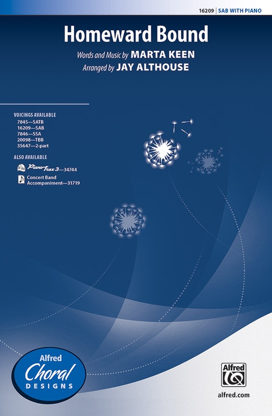 Homeward Bound: SAB Choral Octavo: Marta Keen | Sheet Music