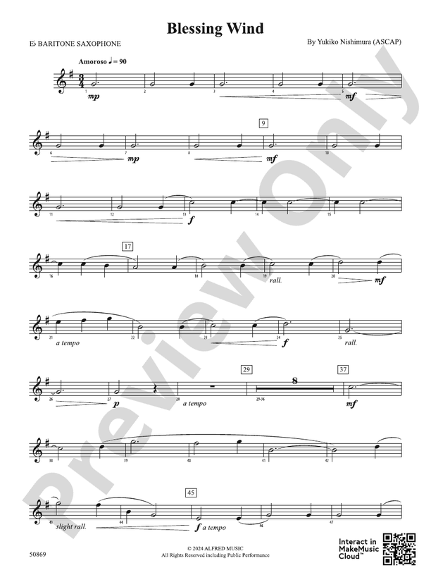 Blessing Wind: E-flat Baritone Saxophone: E-flat Baritone Saxophone ...