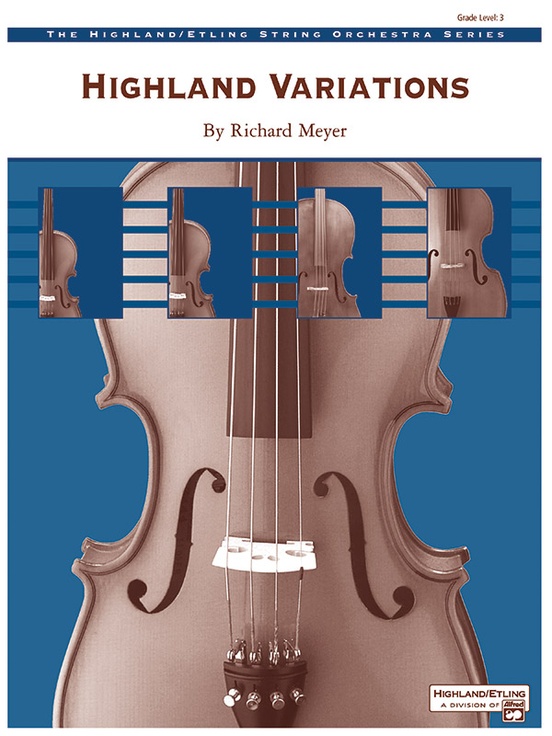 Highland Variations: 1st Violin: 1st Violin Part - Digital Sheet Music Download