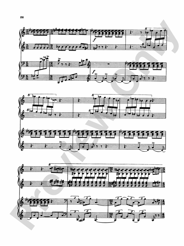 Stravinsky: Rite of Spring: Jeu du Rapt Part - Digital Sheet Music Download