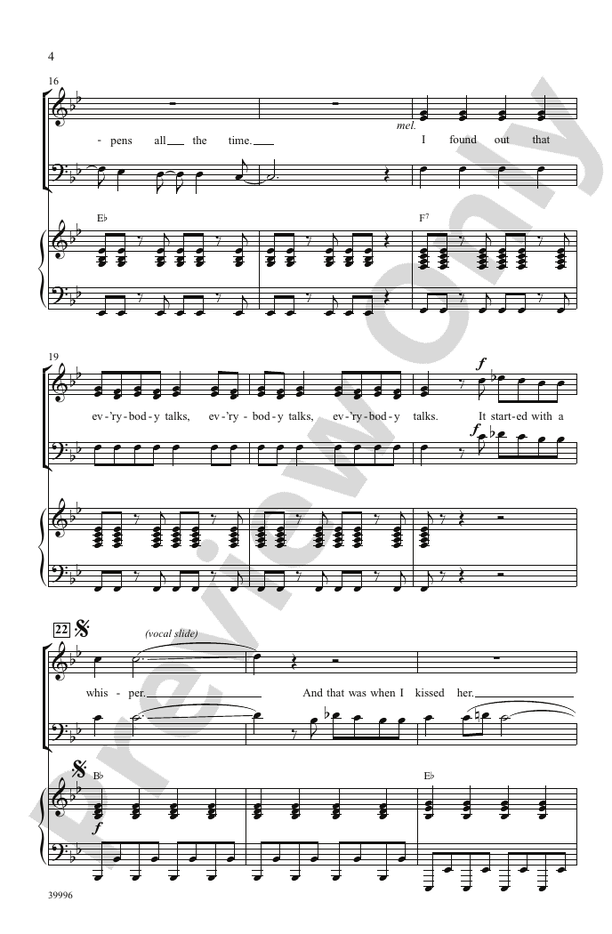 Everybody Talks: SSAB Choral Octavo: Neon Trees - Digital Sheet Music ...