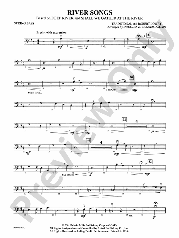 River Songs (based on "Deep River" and "Shall We Gather at the River ...