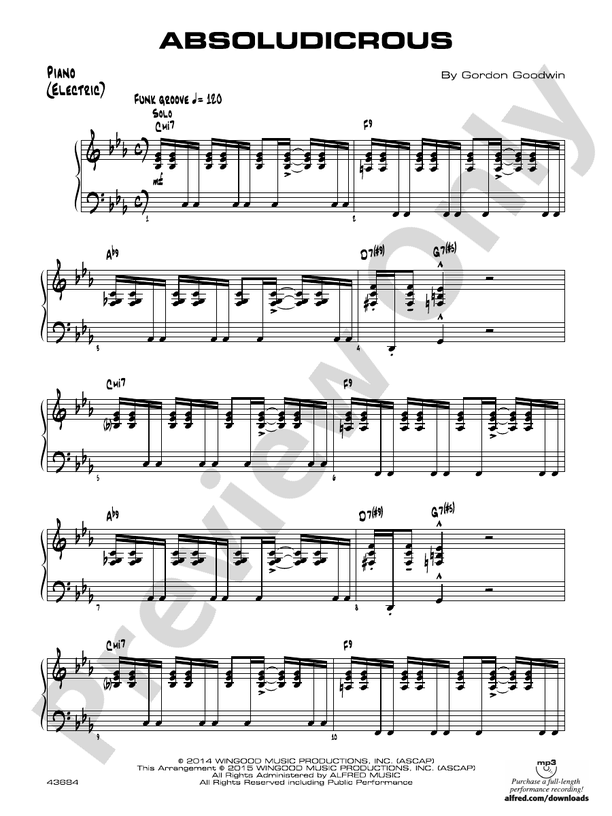 Absoludicrous: Piano Accompaniment: Piano Accompaniment Part - Digital ...