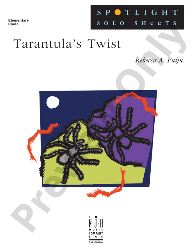 Tarantula's Twist: Piano: Rebecca A. Pulju - Digital Sheet Music Download