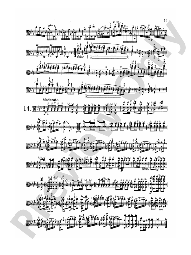 Paganini: Twenty-four Caprices, Op. 1 (Transcribed for Viola Solo ...