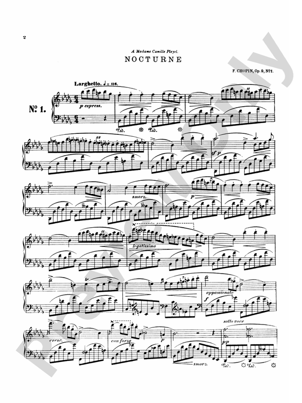 Chopin: Nineteen Nocturnes (Ed. Franz Liszt): Opus 9, No. 1 Part ...