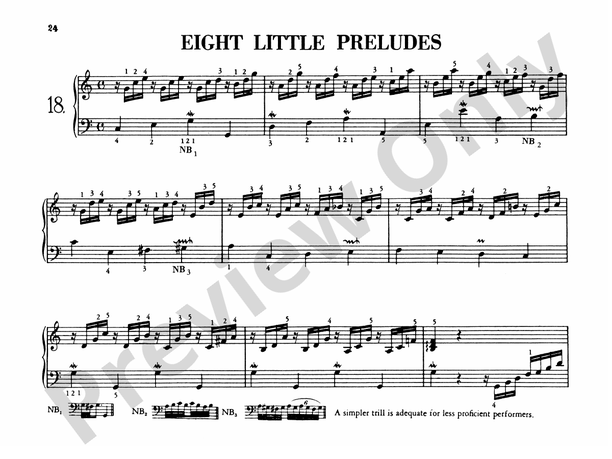 Bach: The First Bach Book (Fing. Alexander Lipsky): 18. Prelude in C ...