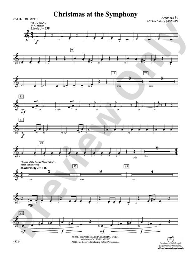 Christmas at the Symphony: 2nd B-flat Trumpet: 2nd B-flat Trumpet Part - Digital Sheet Music ...