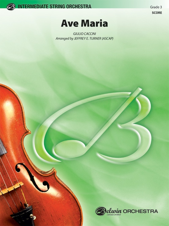 Ave Maria: String Orchestra Conductor Score & Parts: Giulio Caccini | Sheet Music