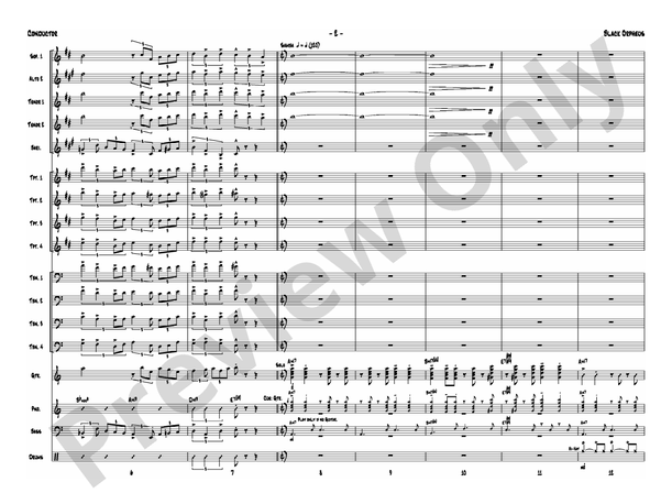 Black Orpheus: Score: Jazz Ensemble Score - Digital Sheet Music Download