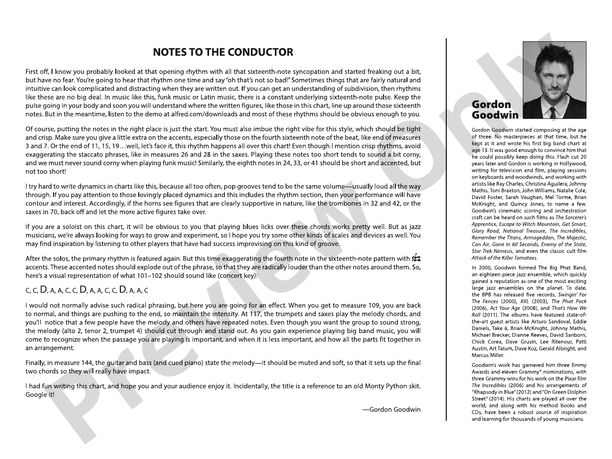 Crunchy Frog: Score: Jazz Ensemble Score - Digital Sheet Music Download