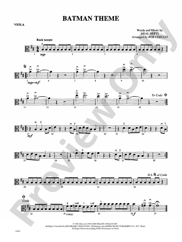 Great Themes from TV and Movies: Viola: Viola Part - Digital Sheet ...