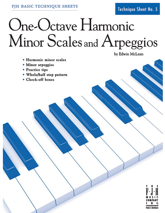 One-Octave Harmonic Minor Scales and Arpeggios: Piano: Edwin McLean ...