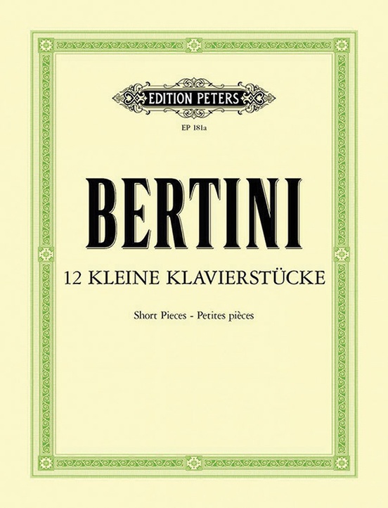 12 Short Pieces: Piano Solo: Henri Bertini | Sheet Music