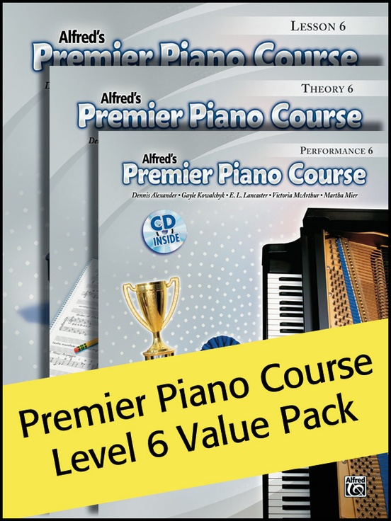 Premier Piano Course, Lesson, Theory & Performance 6 (Value Pack): | Alfred Music