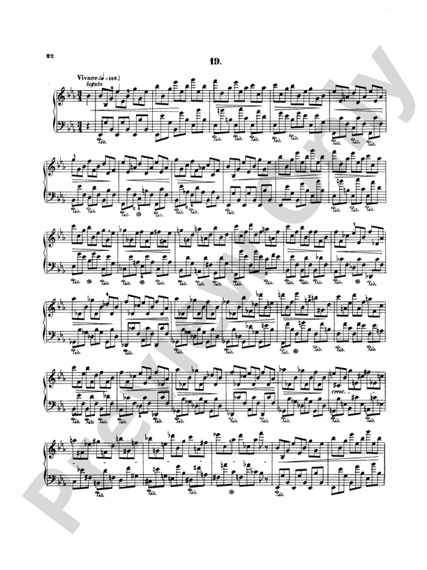 Chopin: Preludes (Ed. Eduard Mertke): No. 19, Op. 28, E flat major Part - Digital Sheet Music ...