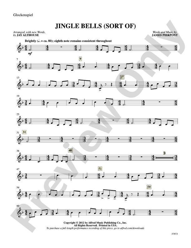 Jingle Bells (Sort Of): Bells: Bells Part - Digital Sheet Music Download