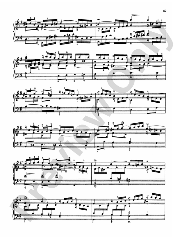Handel: Suites (Volume I): Suite in E Minor Part - Digital Sheet Music ...