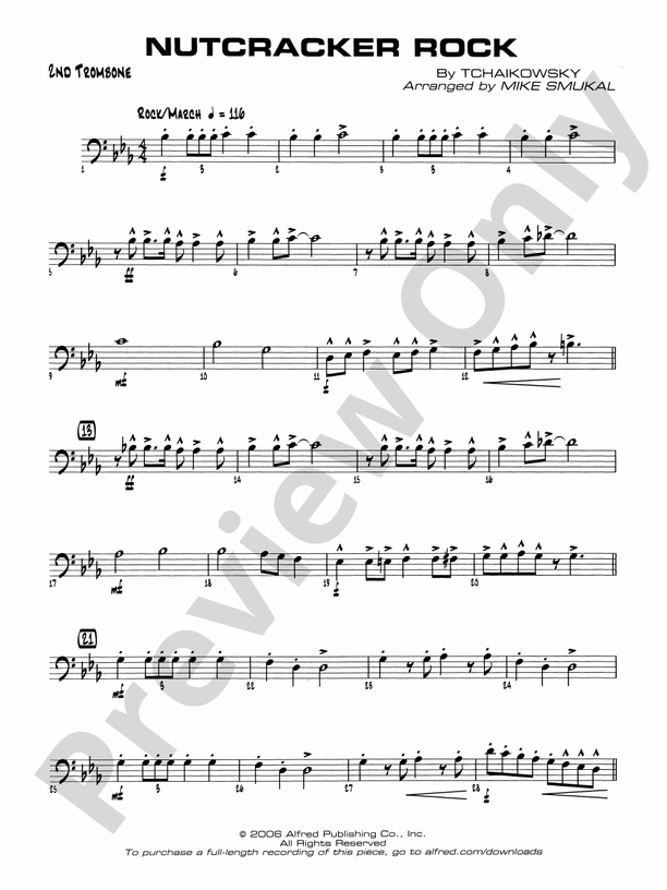 Nutcracker Rock: 2nd Trombone: 2nd Trombone Part - Digital Sheet Music Download