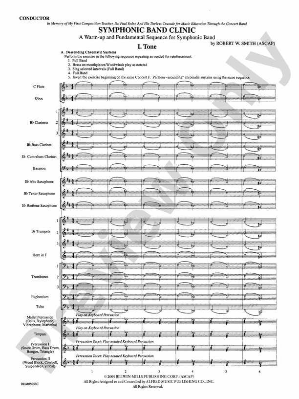Symphonic Band Clinic: Score: Concert Band Score - Digital Sheet Music ...