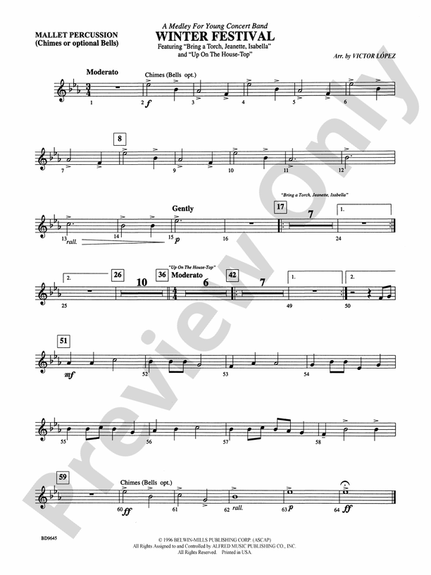 Winter Festival: Mallets: Mallets Part - Digital Sheet Music Download