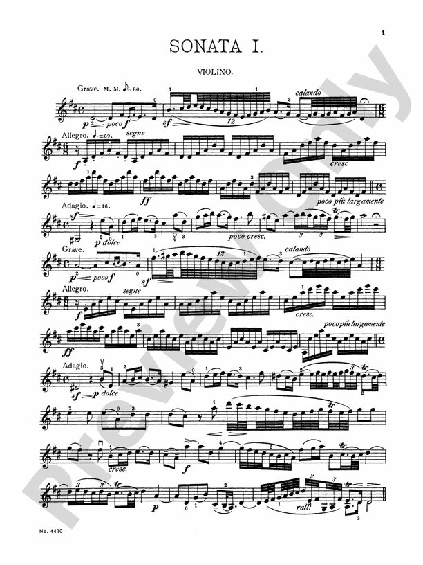 Corelli: Twelve Sonatas, Op. 5 (Volume I): Violin Book: Arcangelo Corelli - Digital Sheet Music ...