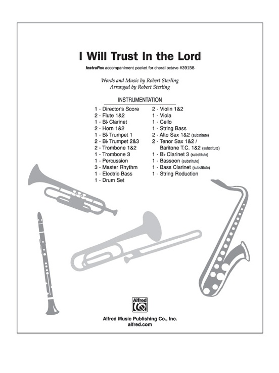 I Will Trust in the Lord: Choral Octavo InstruPax | Sheet Music