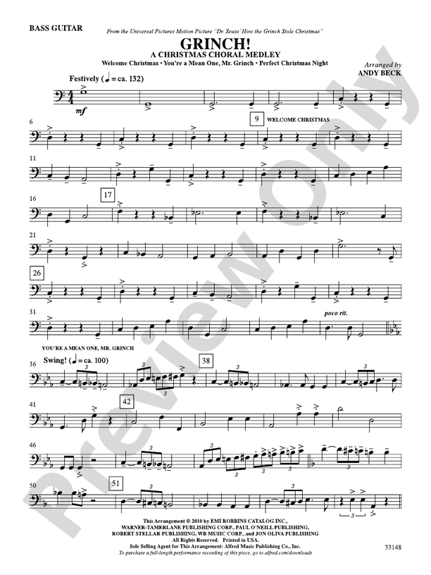 Grinch! A Christmas Choral Medley (from the motion picture Dr. Seuss ...