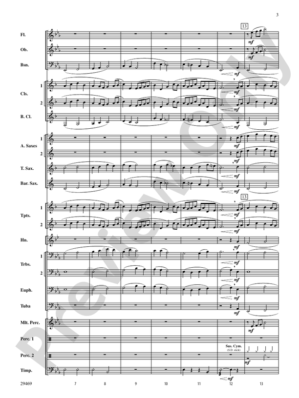 We Will Remember: Score: Concert Band Score - Digital Sheet Music Download