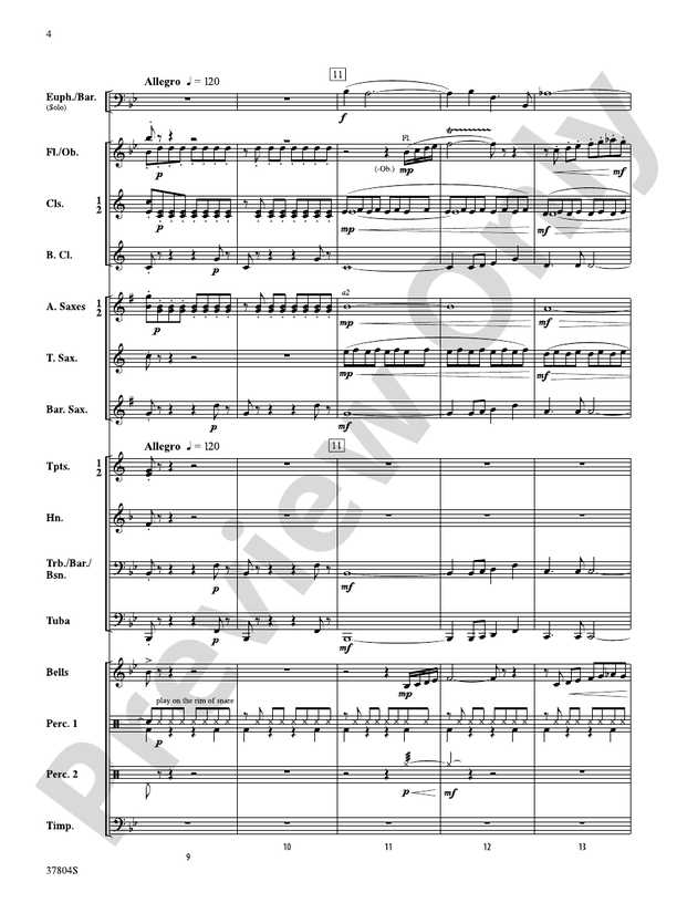 UFO: Concert Band Conductor Score & Parts: Edward Kennedy - Digital ...