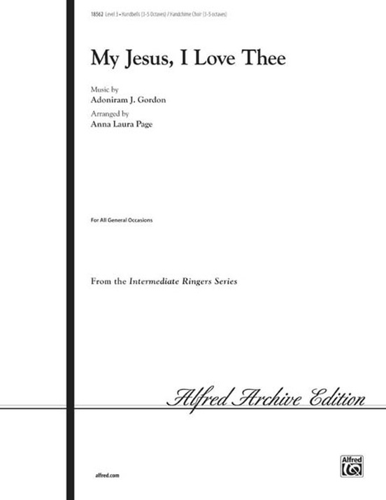 My Jesus, I Love Thee: Handbells 3-5 Octaves Sheet | Sheet Music