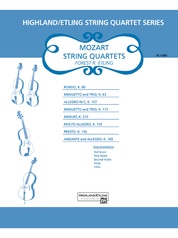 Complete String Quartets: String Quartet Book: Wolfgang Amadeus Mozart | Sheet Music