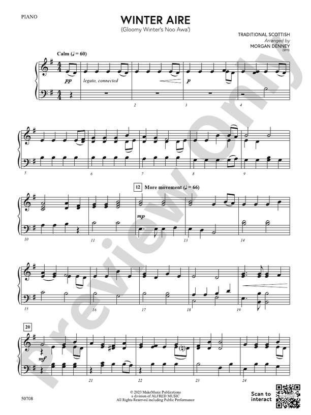 Winter Aire: Piano Accompaniment: Piano Accompaniment Part - Digital ...