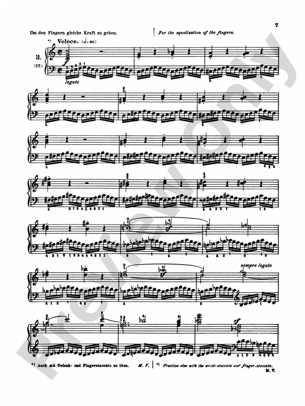 Clementi: Gradus ad Parnassum (Volume I): No. 3, C Major Part - Digital ...
