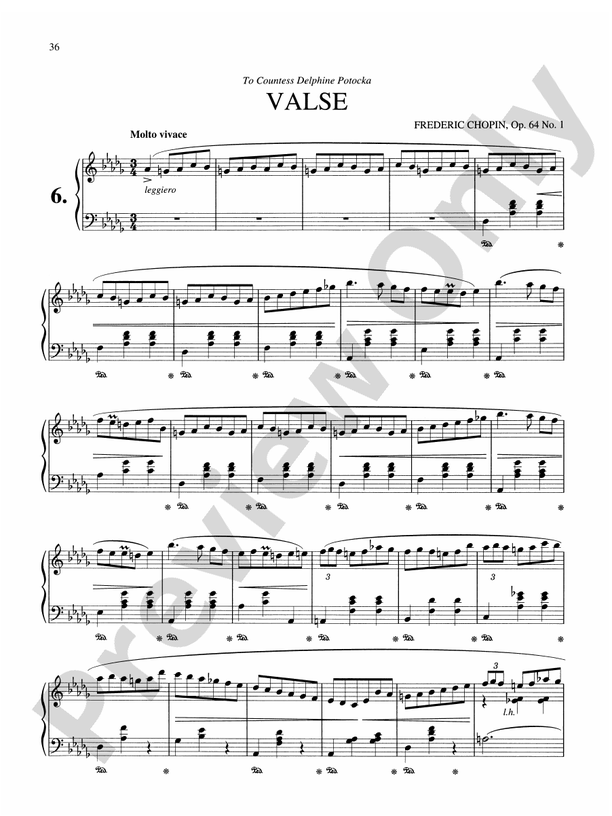 Chopin: Fifteen Waltzes: Valse, Opus 61, No. 1 Part - Digital Sheet ...