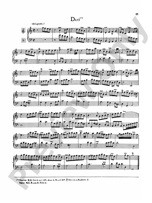 Lebegue: Complete Organ Works, Volume I: 8th Tone Part - Digital Sheet ...
