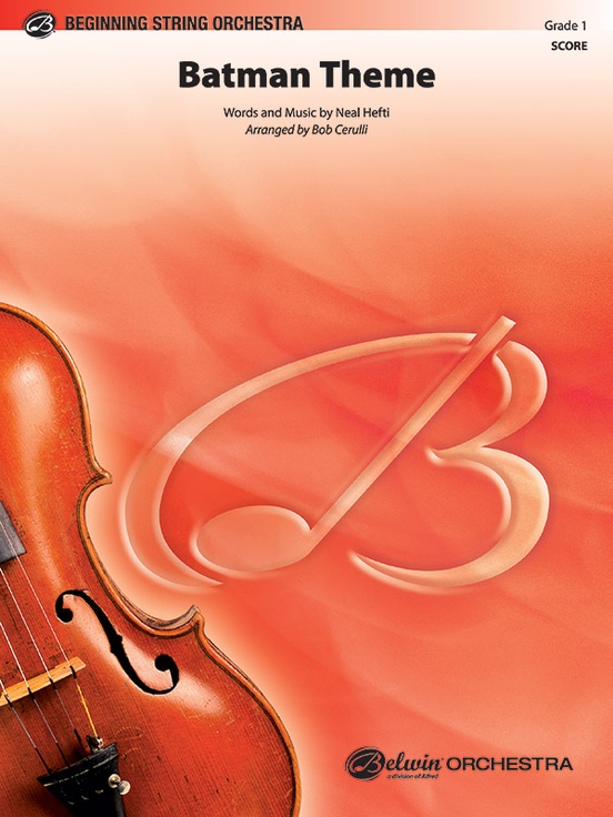 Batman Theme: String Orchestra Conductor Score | Sheet Music