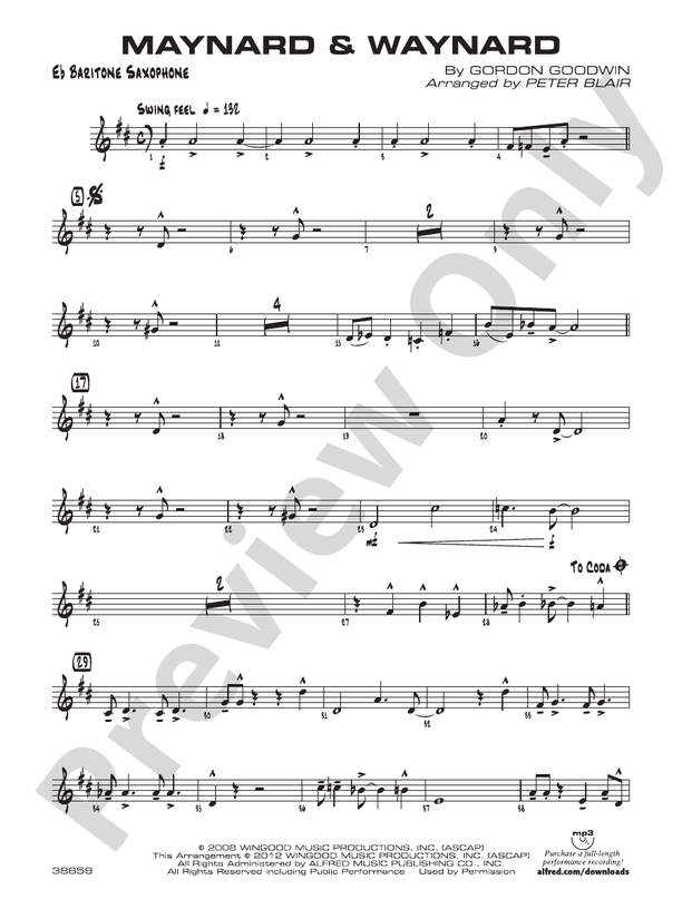 Maynard & Waynard: E-flat Baritone Saxophone: E-flat Baritone Saxophone ...