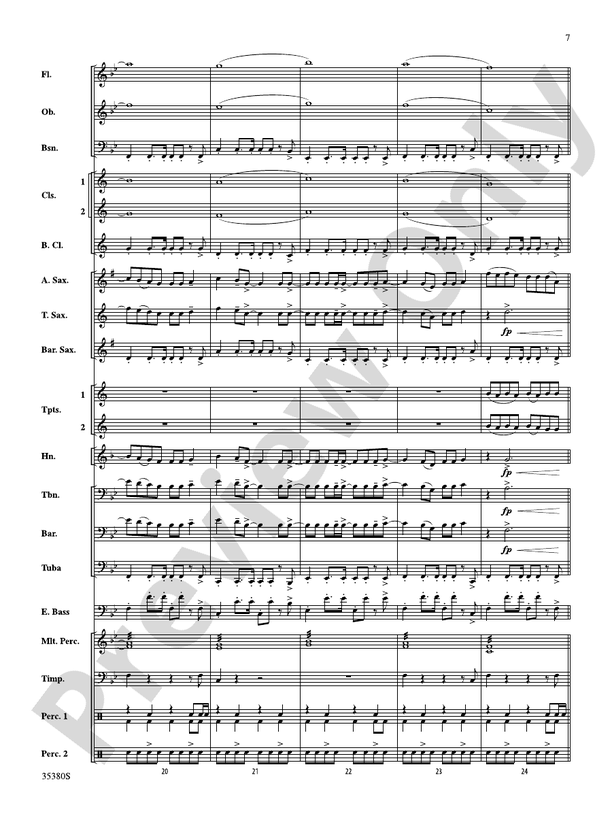 Baby!: Score: Concert Band Score - Digital Sheet Music Download